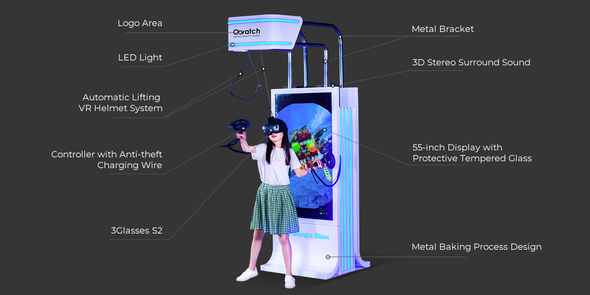 VR Magic Box Commercial VR Standing Platform for Game Center | Owatch™